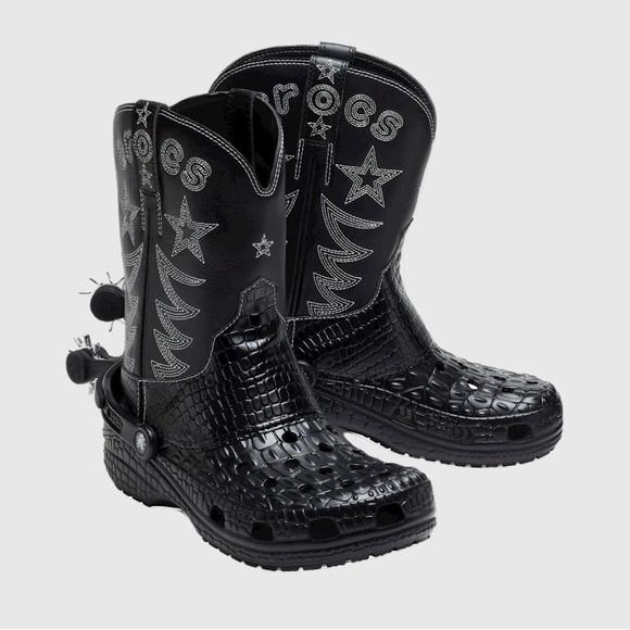 CROCS | Shoes | Limited Edition Crocs Classic Cowboy Boots | Poshmark